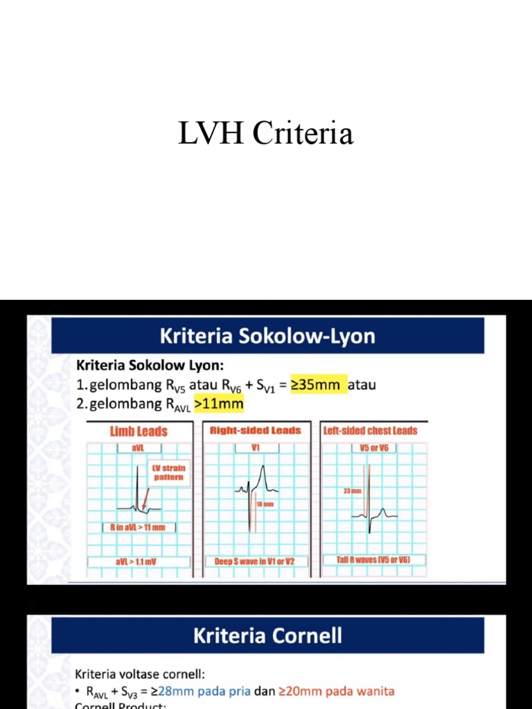 LVH Criteria | PDF