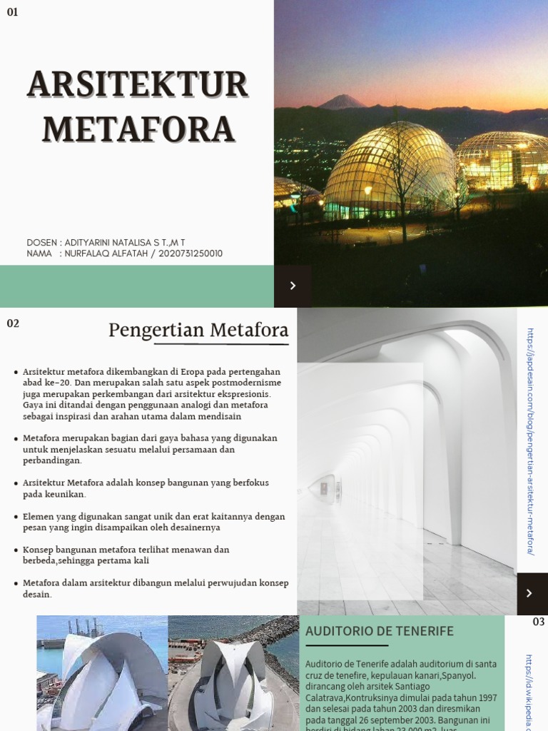 Arsitektur Metafora: Konsep dan Contoh | PDF | Ilmu Sosial | Seni