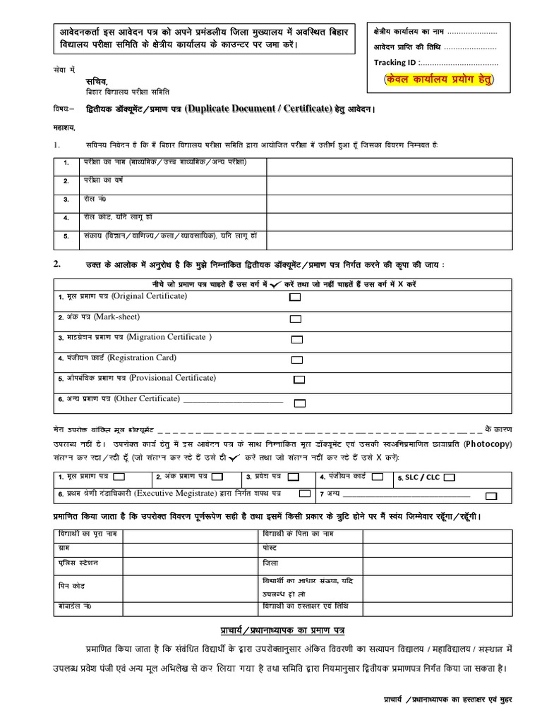 Updated Application Duplicate Doc. Final | PDF