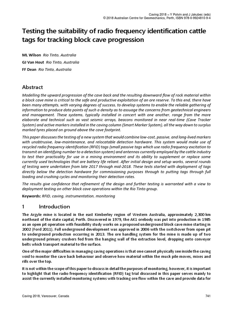 2018 - 09 Testing The Suitability of Radio Frequency Identification ...