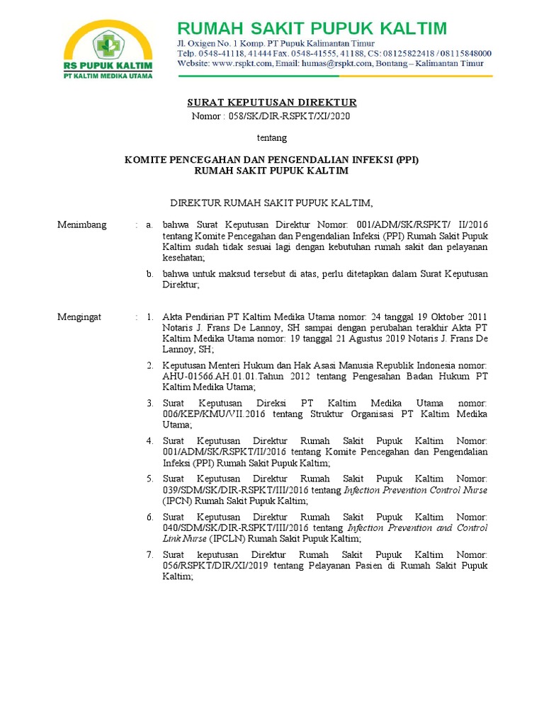 SK Komite PPI 2020 | PDF