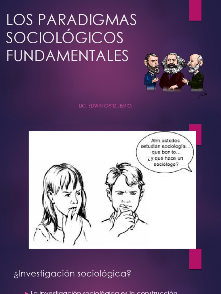 2 Los Paradigmas Sociológicos | PDF | Paradigma | Sociología