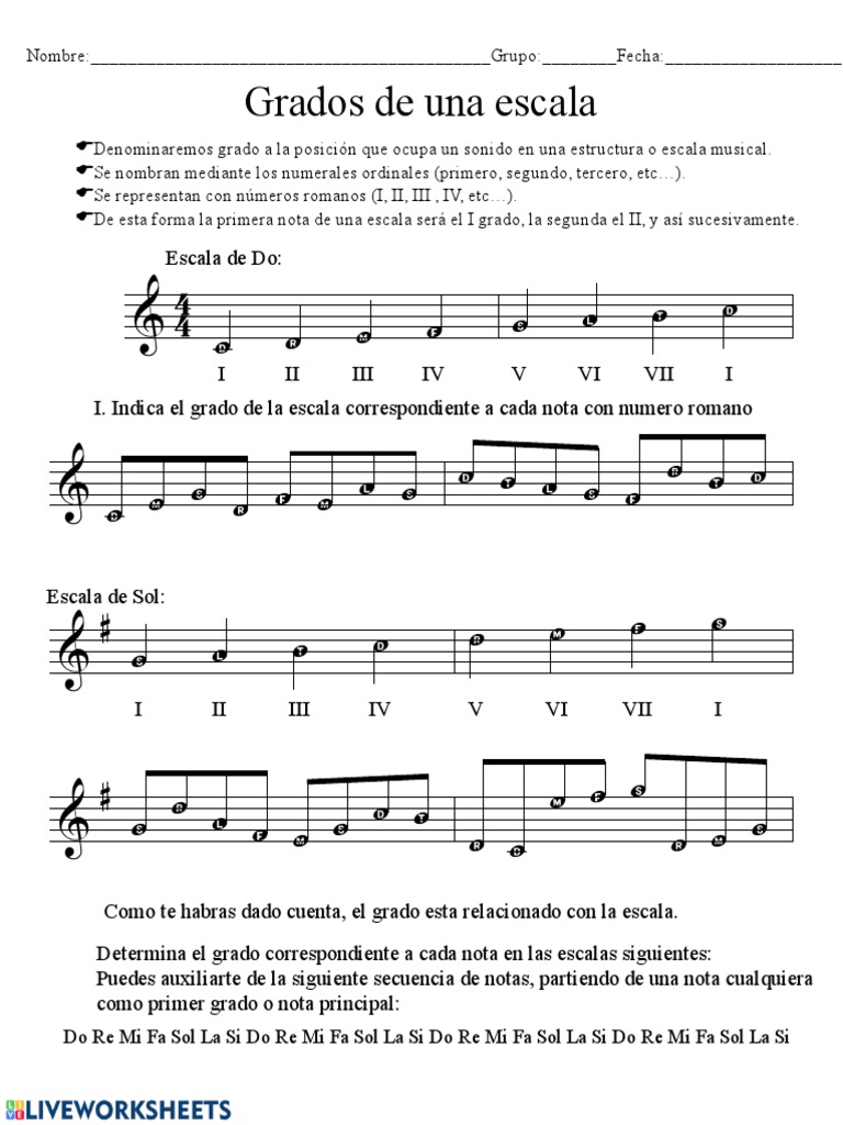 Guía de Grados Musicales | PDF | Escala (música) | Melodía