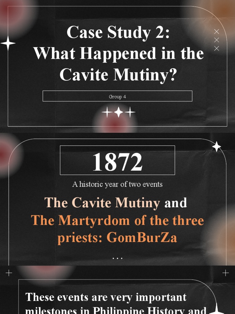 Case Study 2 What Happened in The Cavite Mutiny | PDF