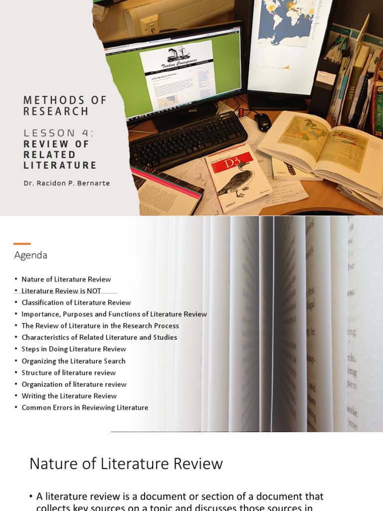 Methods of Research - L4 - Literature Review | PDF