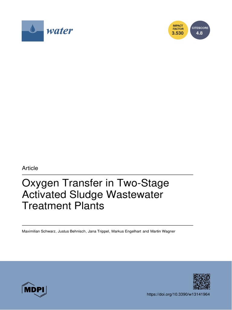 Water 13 01964 With Cover | PDF | Sewage Treatment | Environmental ...