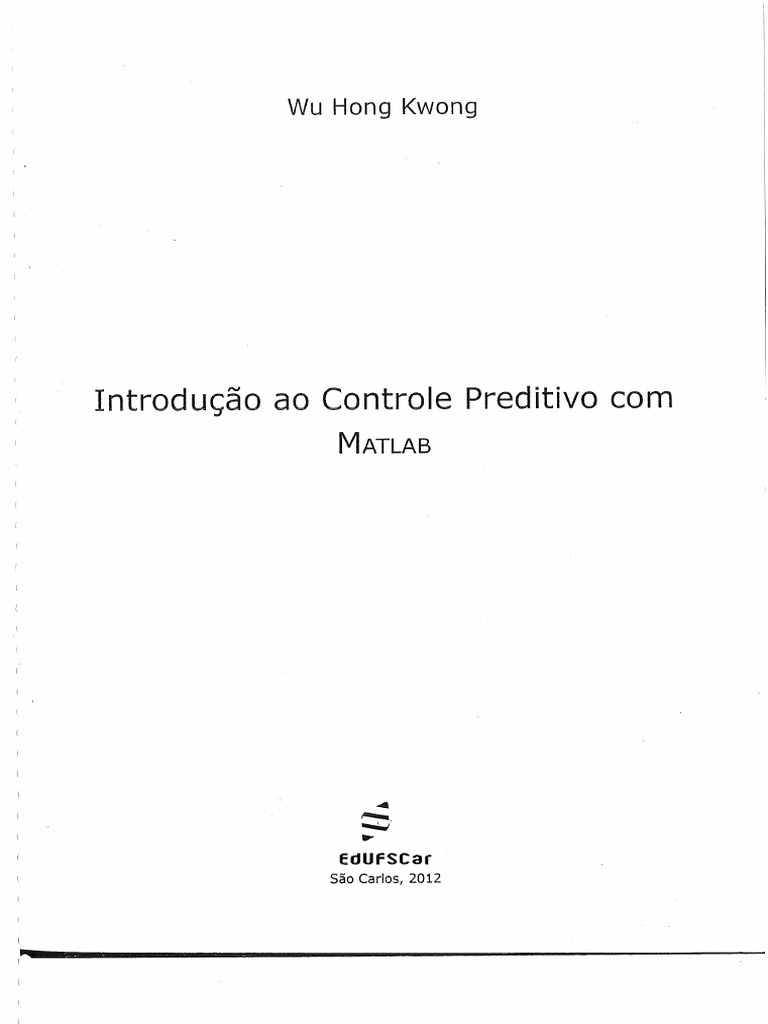 Introducao Ao Controle Preditivo Com Matlab | PDF