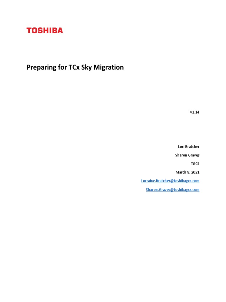 Guide To Migrating To TCX Sky | PDF | Java (Programming Language) | Computer File