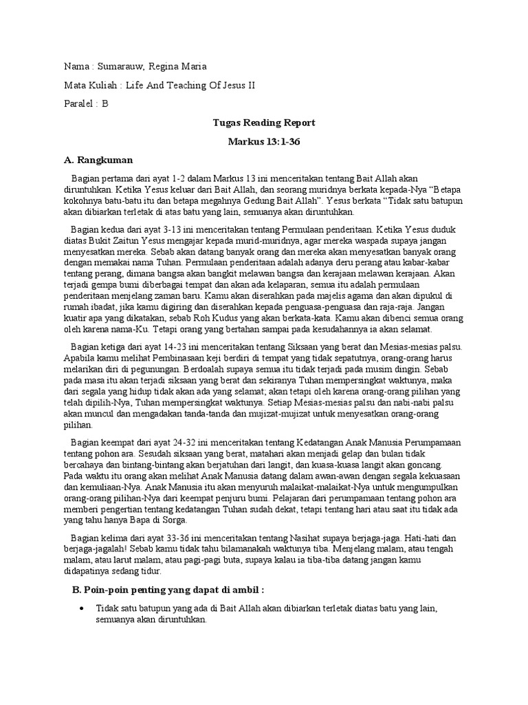 Reading Report | PDF