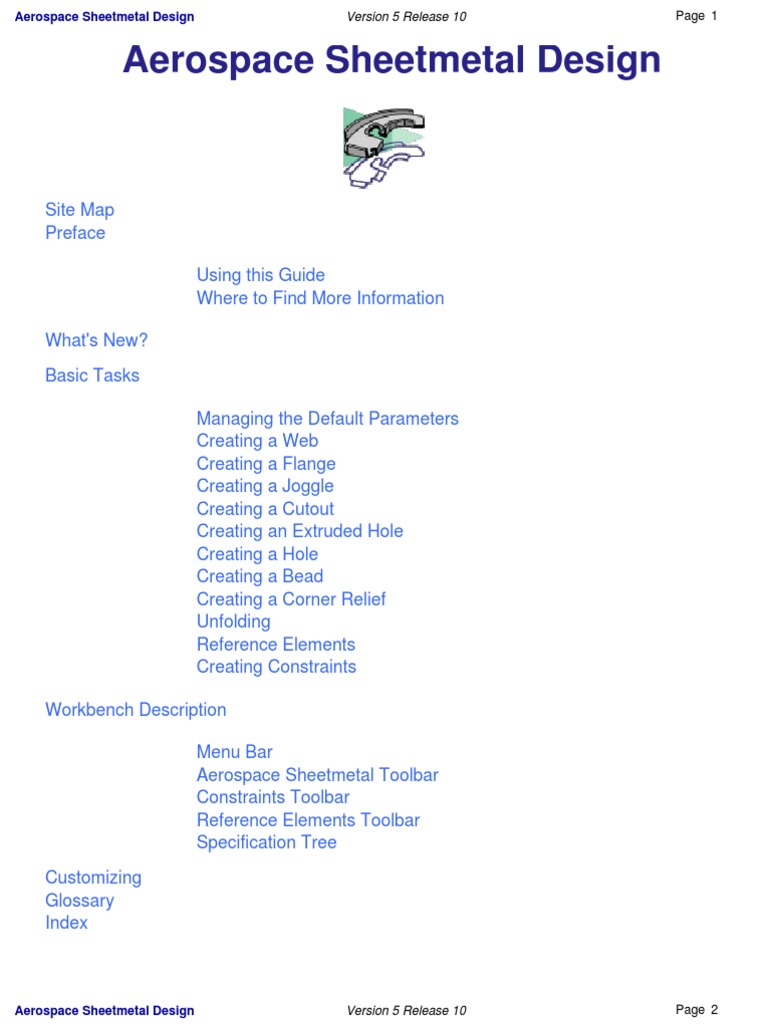 Catia Aerospace Sheet Metal Design | PDF | Plane (Geometry) | Angle