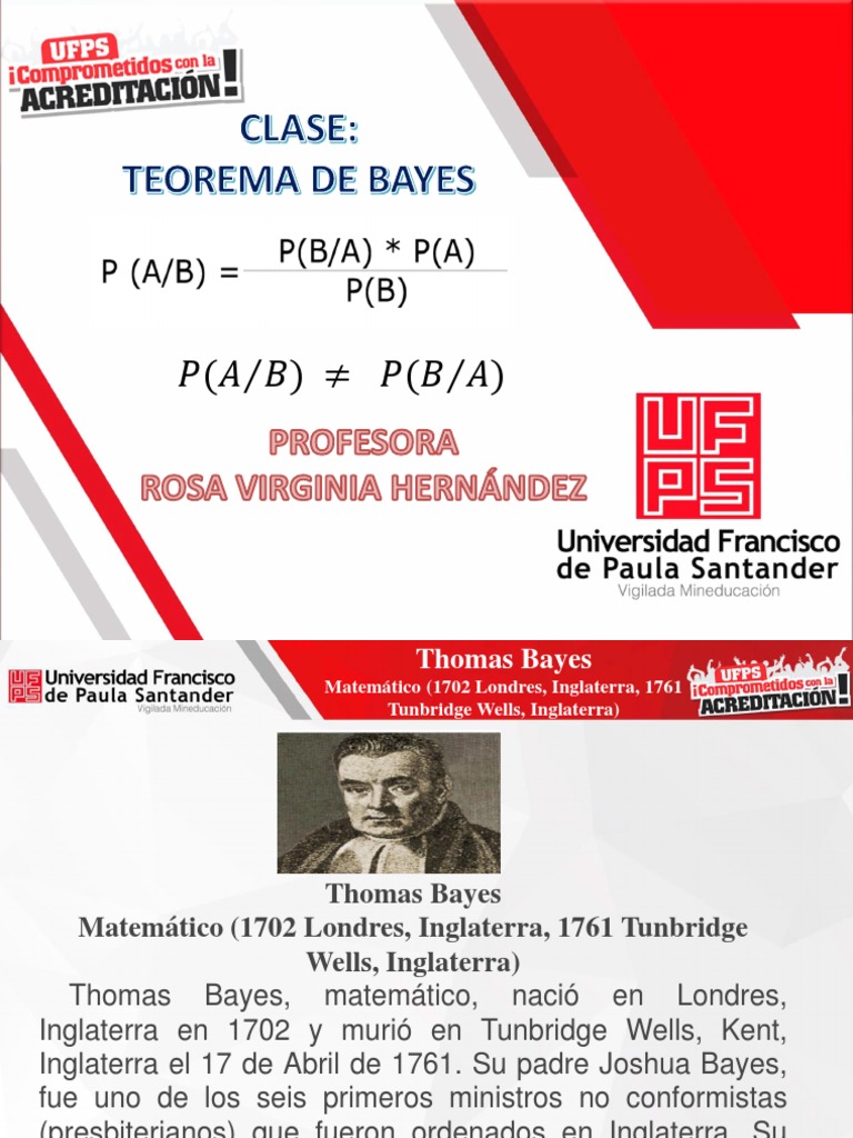 Clase Teorema de Bayes | PDF