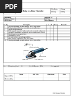 Mewp Inspection Checklist | PDF | Machines | Vehicles