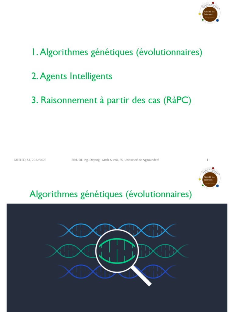 Algorithmes génétiques et optimisation | PDF | Algorithme génétique | Gène