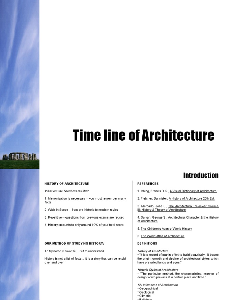 Chronological Overview of Architecture-Compressed | PDF | Ancient Egypt ...