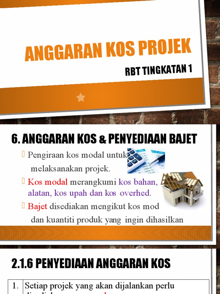 Anggaran Kos Projek | PDF
