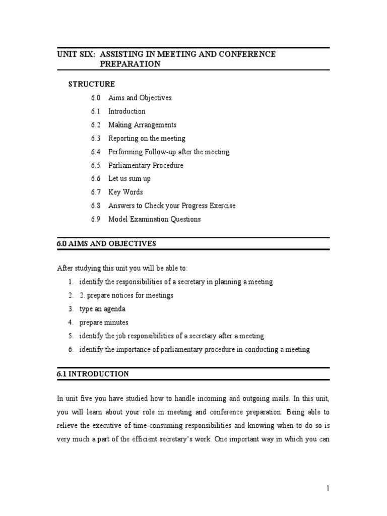 Secretarial Science | PDF