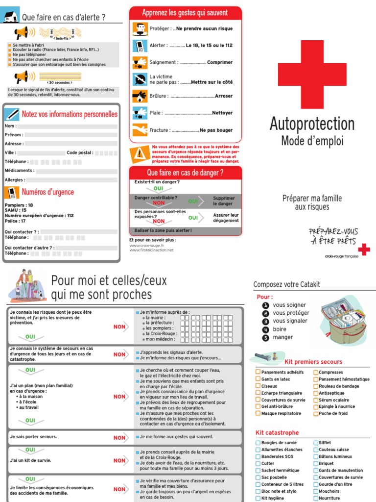 Autoprotection Dépliant | PDF