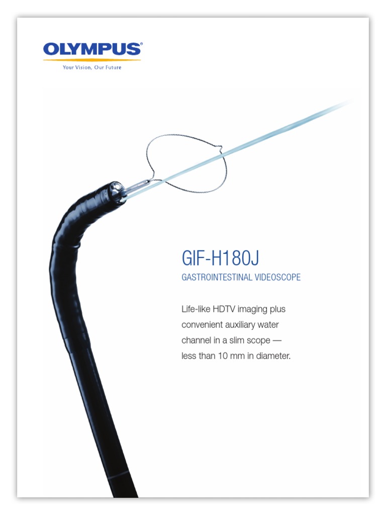 GIF-H180J Brochure | PDF | Endoscopy | Optics