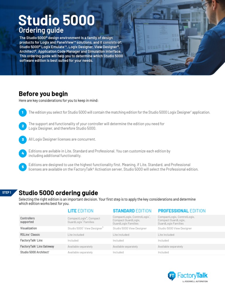 Studio 5000: Ordering Guide | PDF | Subscription Business Model | Application Software