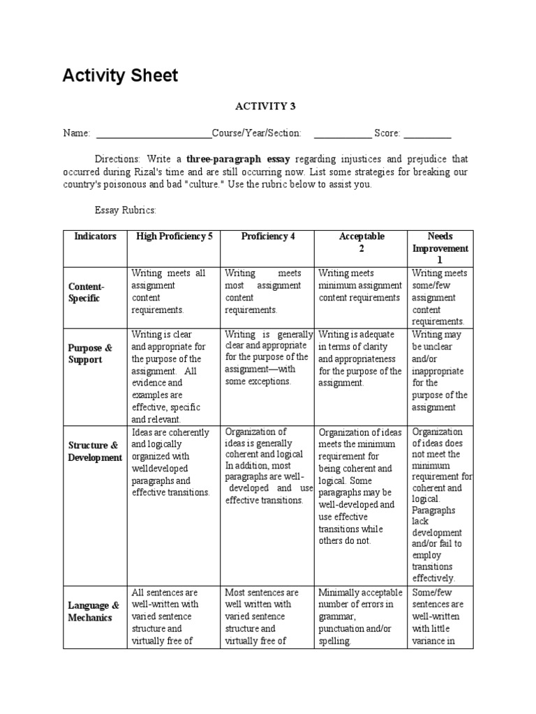 Chapter 3 Activity And Assessment Pdf