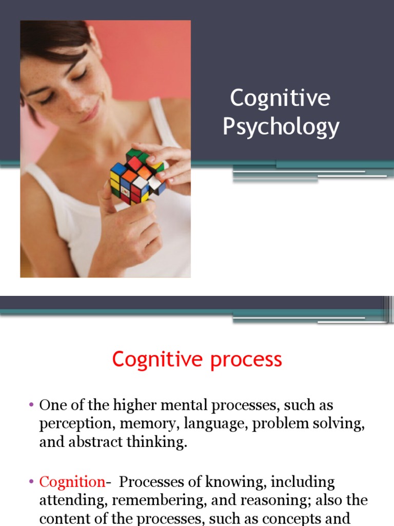 Cognitive Psychology Overview | PDF | Cognition | Thought