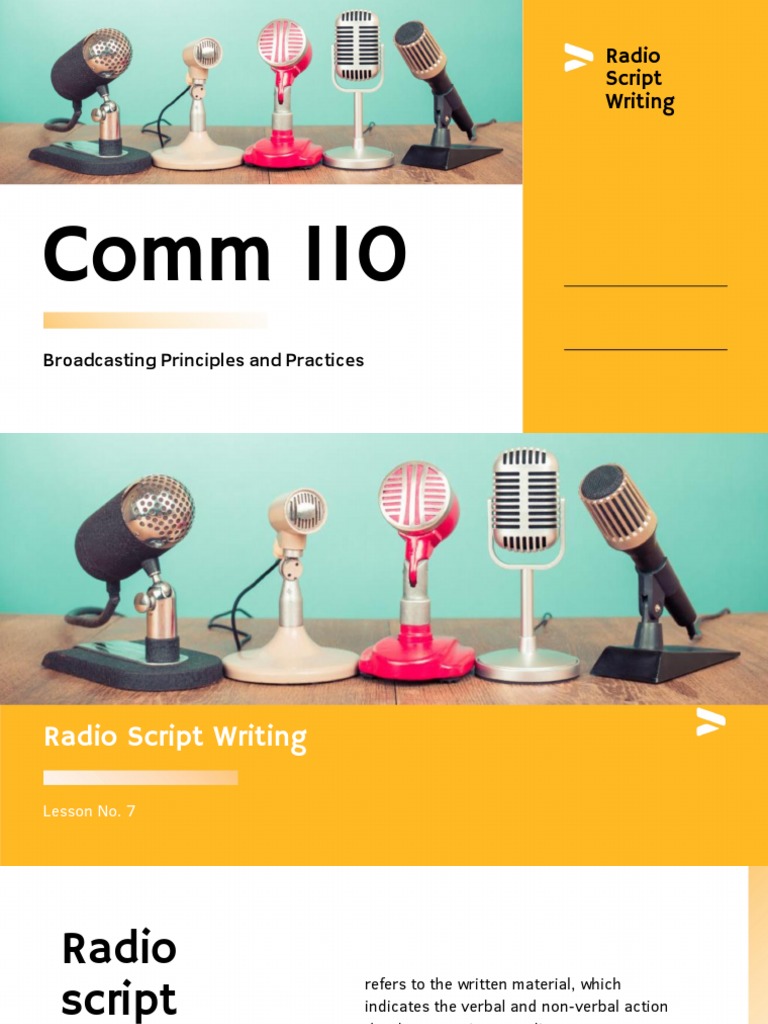 Radio Script Writing | PDF | Screenwriting | Cognitive Science