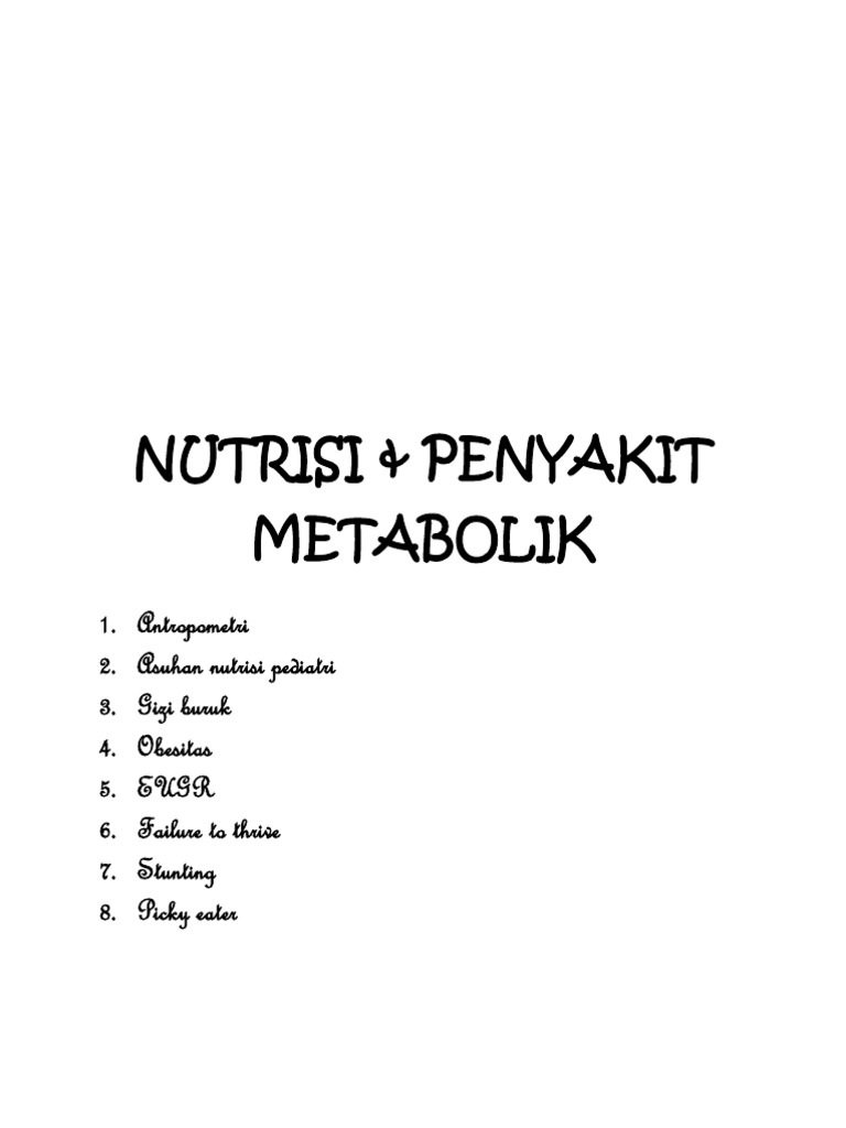 NUTRISI | PDF