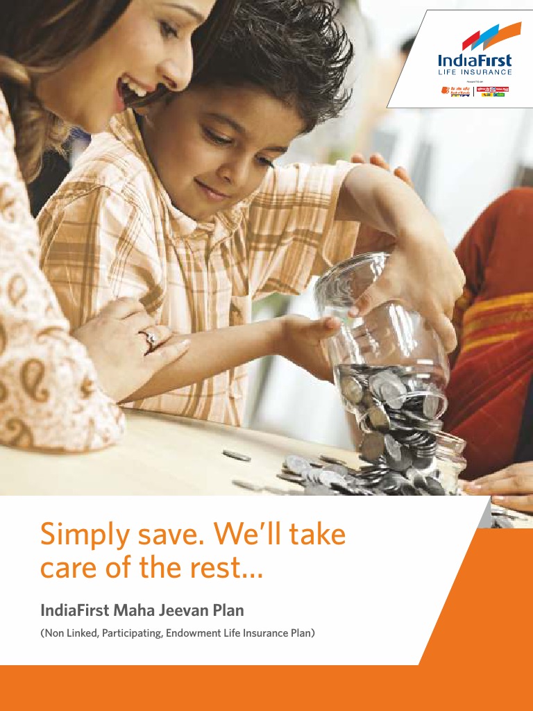 IndiaFirst Maha Jeevan Plan - Brochure | PDF | Insurance | Life Insurance