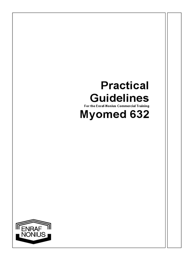 Practical Guidelines Myomed 632 | PDF | Electromyography
