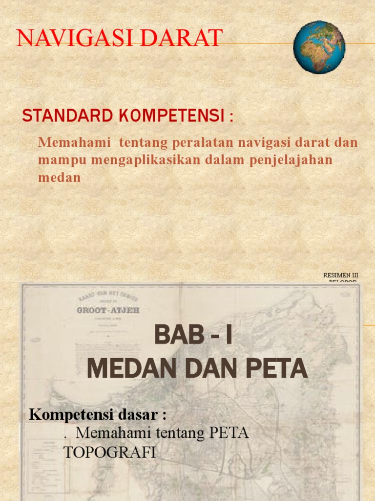 Peralatan Navigasi Darat dan Peta | PDF