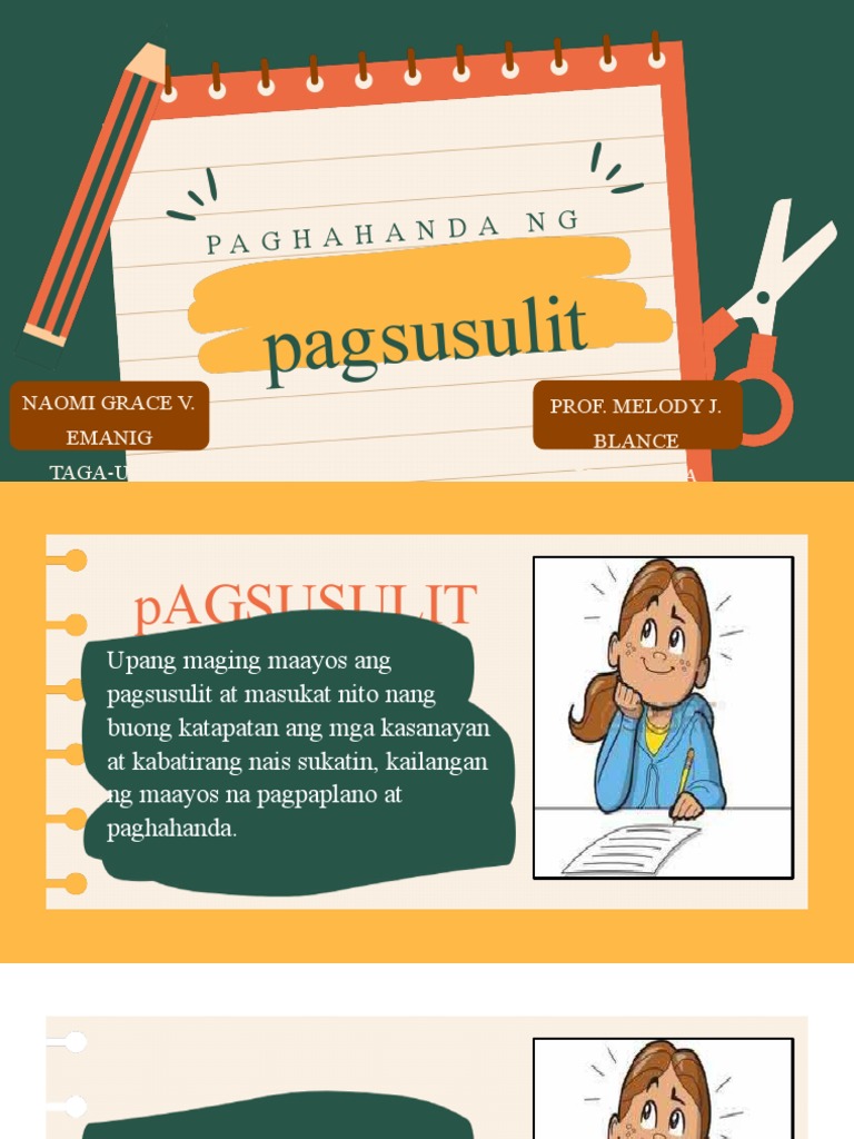 Paghahanda NG Pagsusulit | PDF Paghahanda NG Pagsusulit | PDF