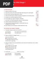 White Fang - Quiz | PDF | White Fang | Dogs