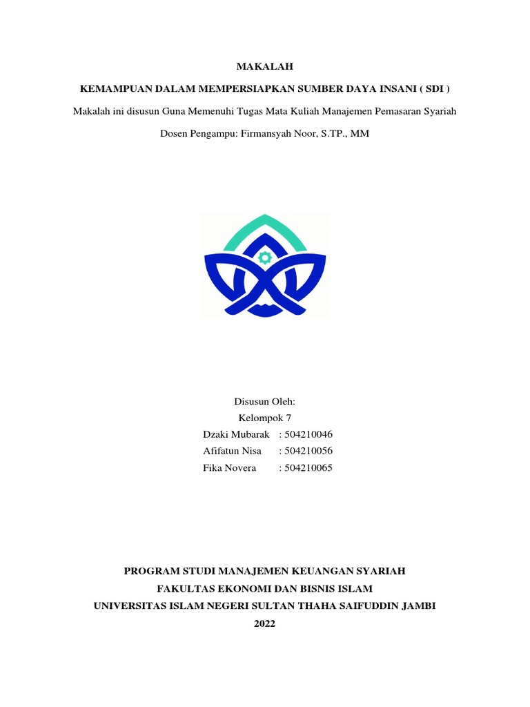 Manajemen Syariah Kelompok 7 | PDF