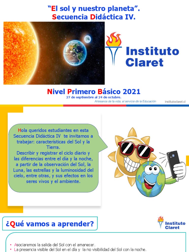 CIENCIAS 1° BÁSICO El Sol y Nuestro Planeta | PDF | Luna | Dom