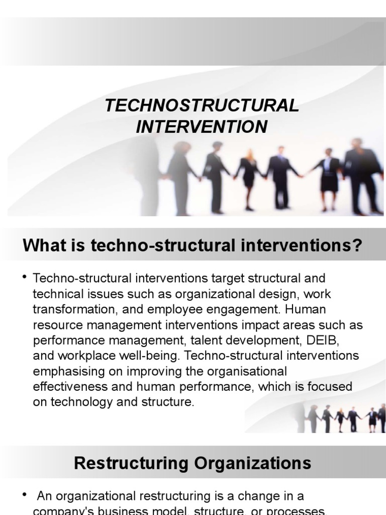 Technostructural Intervention | PDF