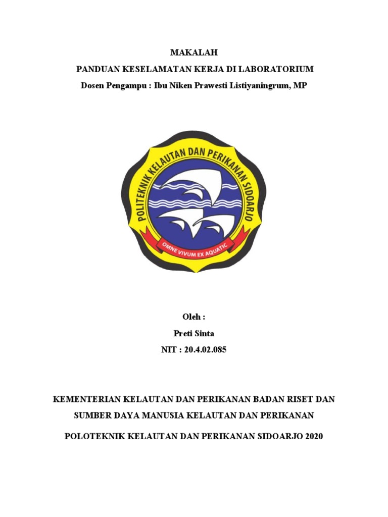 Tugas Makalah k3 - Panduan Keselamatan Kerja | PDF