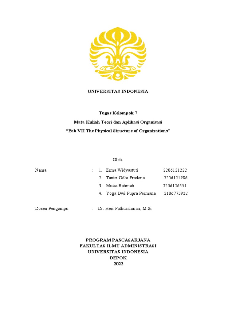 Kelompok 7 - Tugas TAO Mutia Rahmah - Ver Gabungan 101022 | PDF