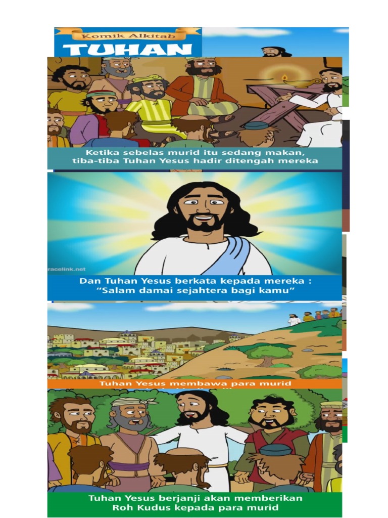 Cerita Alkitab Tuhan Yesus Naik Ke Surga | PDF