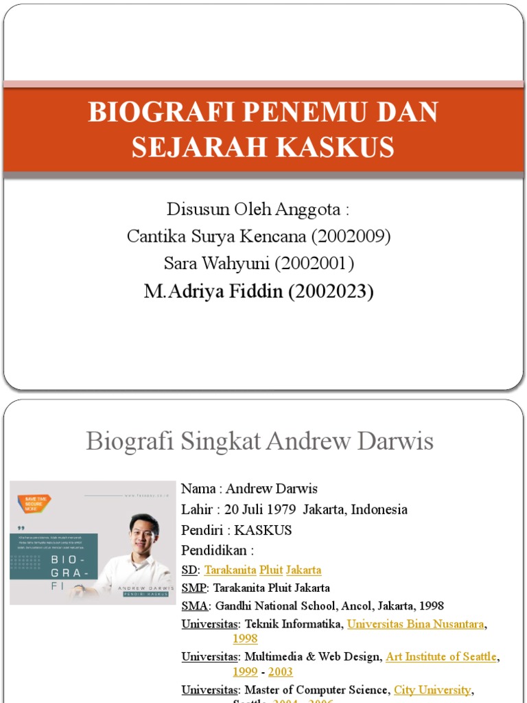 Tugas Kelompok Sejarah Kaskus | PDF