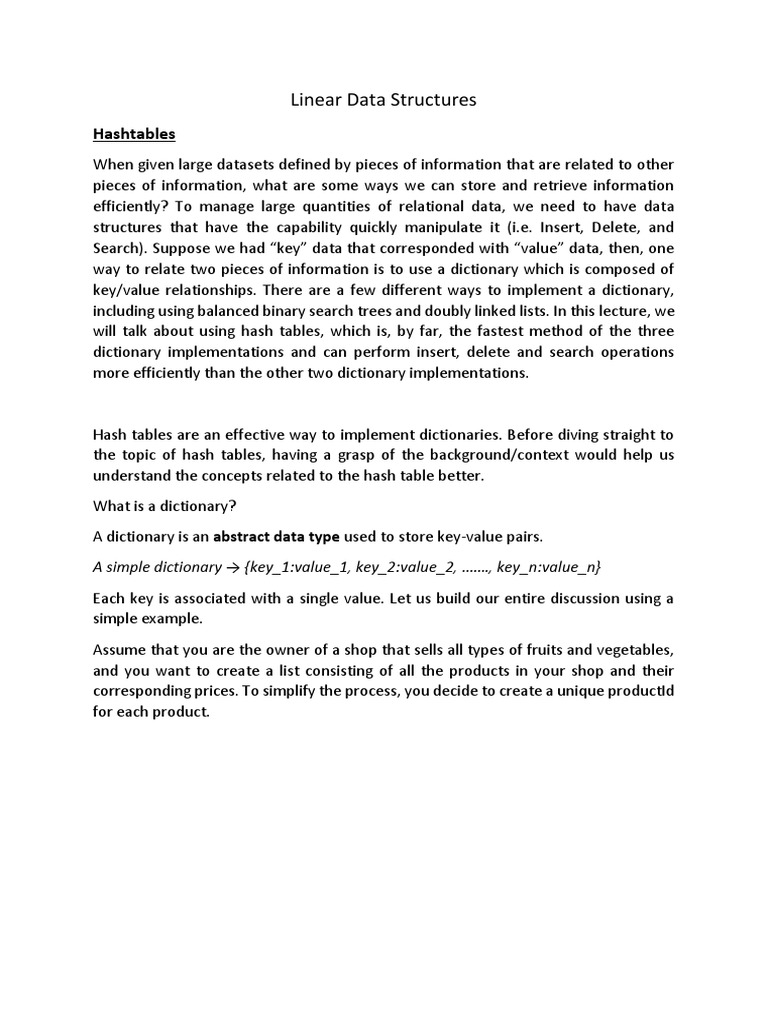 Linear Data Structures Pdf Array Data Structure Software Engineering 