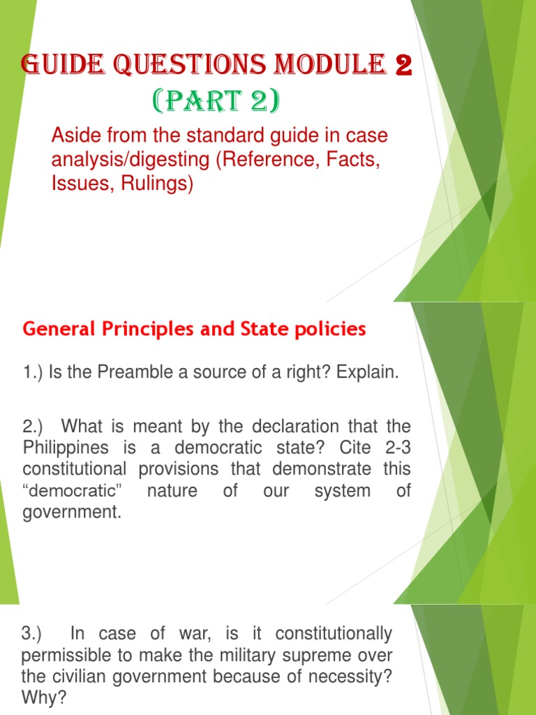 Guide Questions Module 2 - Part 2 | PDF | Ethical Principles | Justice