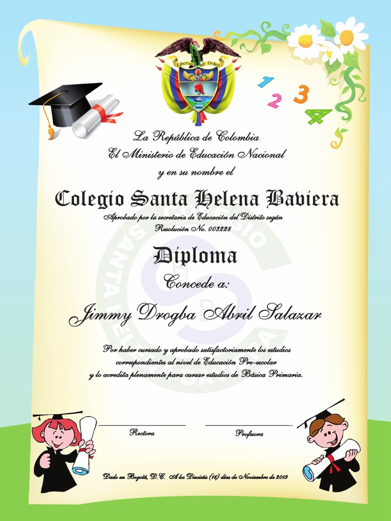 Diplomas Grado Transición | PDF | Colombia | Comunidad andina