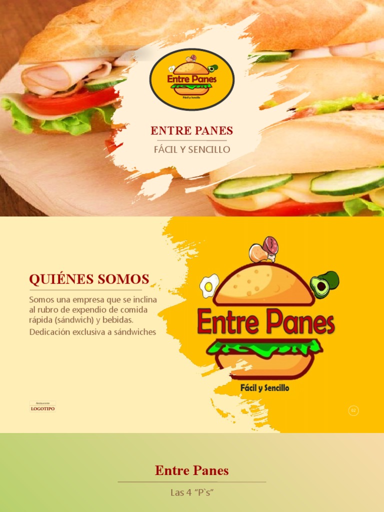 Sándwiches Rápidos y Promociones en Entre Panes | PDF | Cocina ...