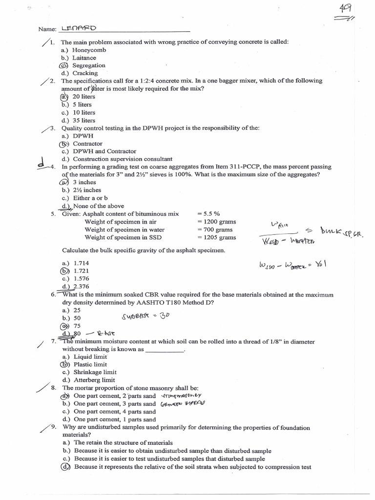 Materials Questionaire 3 | PDF