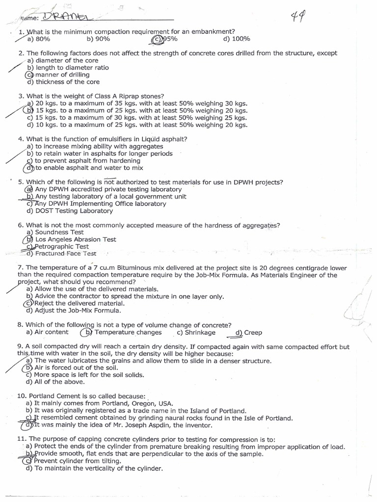 Materials Questionaire 1 | PDF