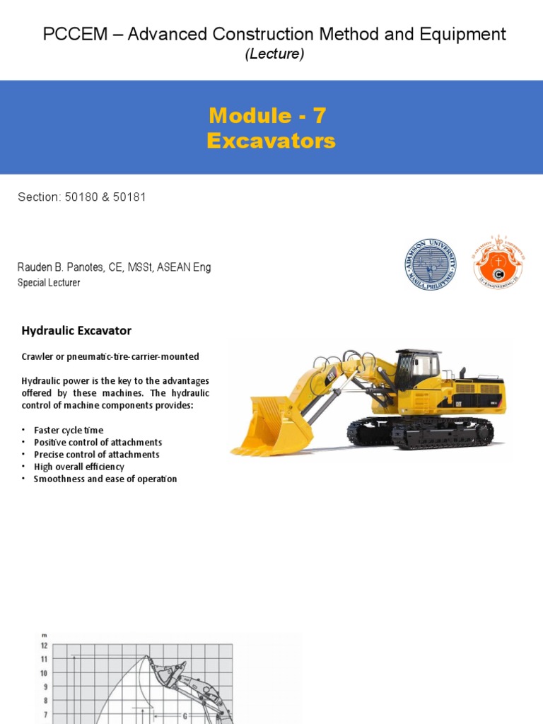 MOD-07 - Excavators (Autosaved) | PDF