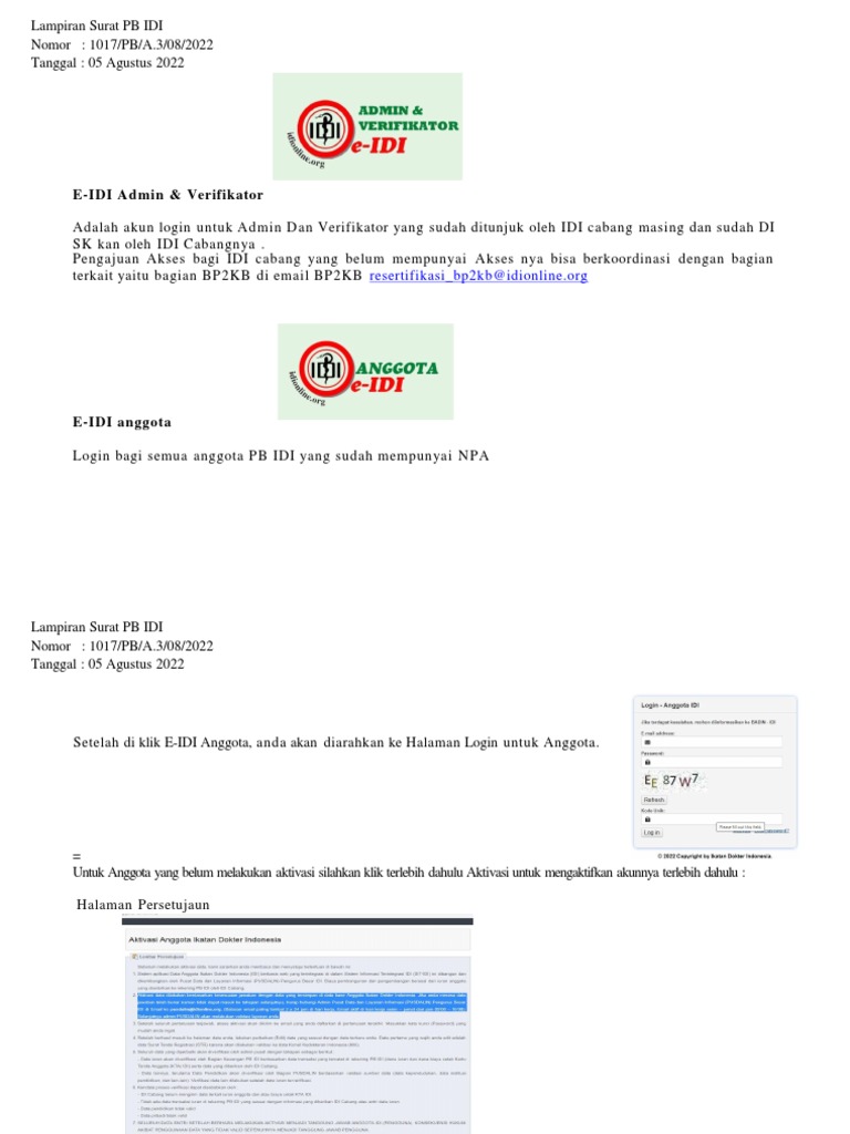 11 Agustus 2022 - Lampiran Edaran Kta | PDF