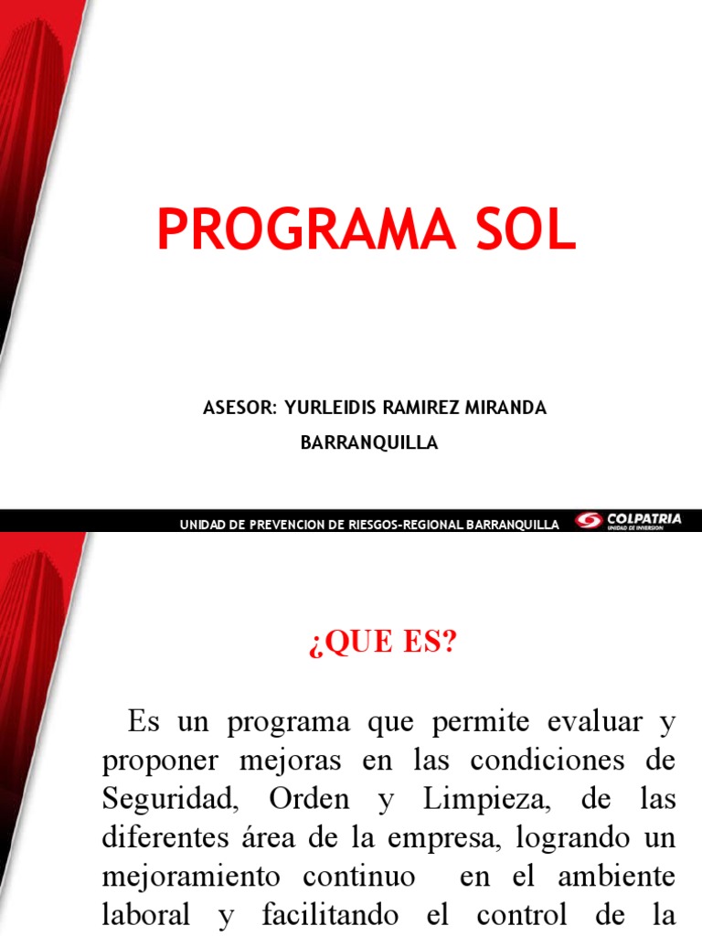Programa SOL: Seguridad y Limpieza Empresarial | PDF | Business