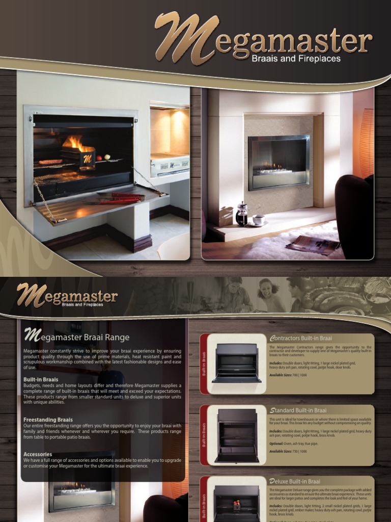 Mega Master Brochure | PDF | Fireplace | Home