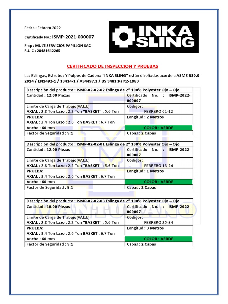 7.ismp Febrero-2022-000007 Multiservicios Papillon Sac | PDF